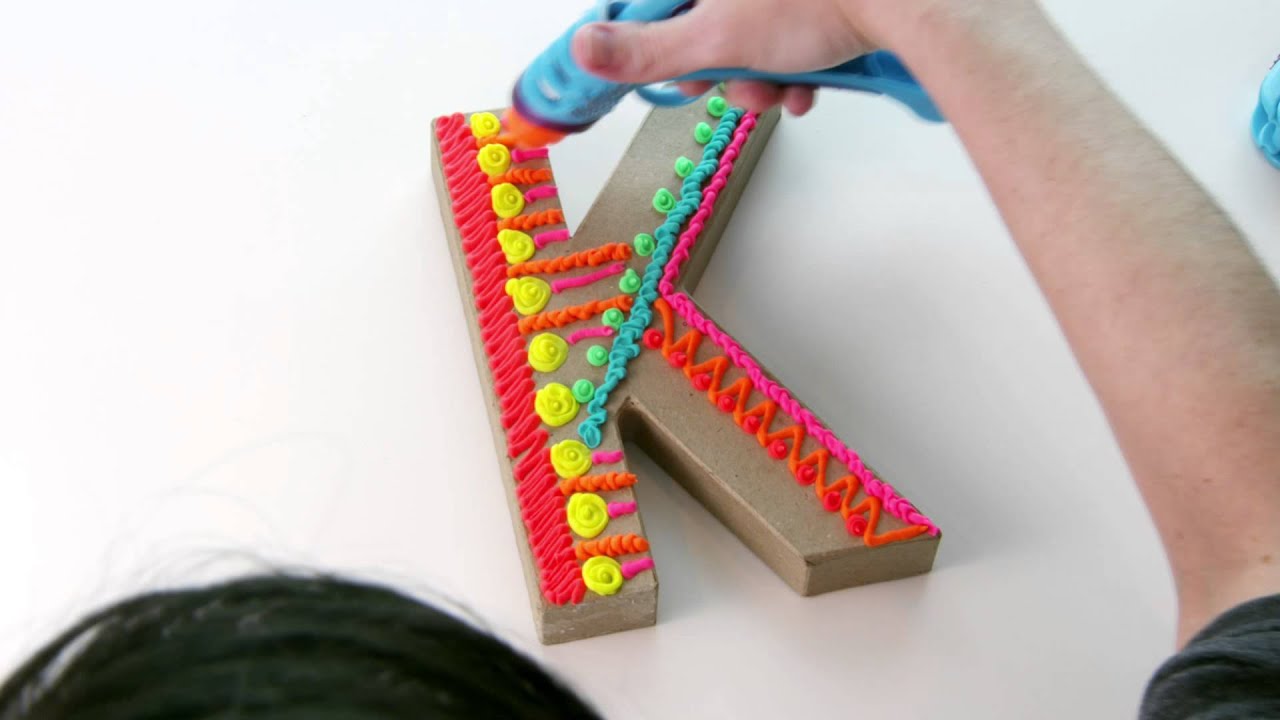 Decorating Initials: Arts & Crafts with the DohVinci brand |3D Design ...