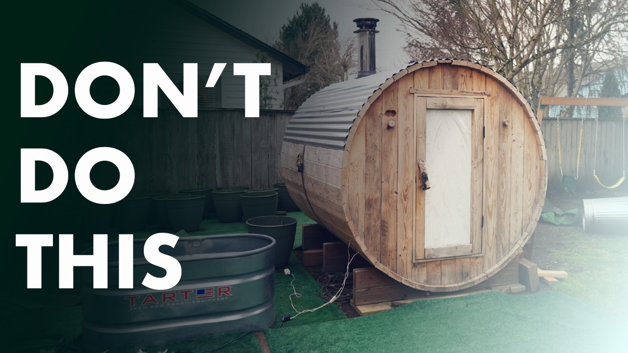 Barrel Sauna - Pros and Cons - YouTube