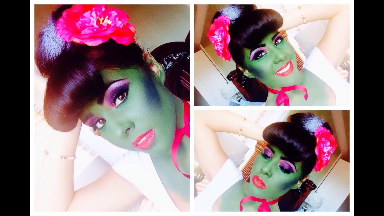 Bride Of Frankenstein Pin Up Makeup