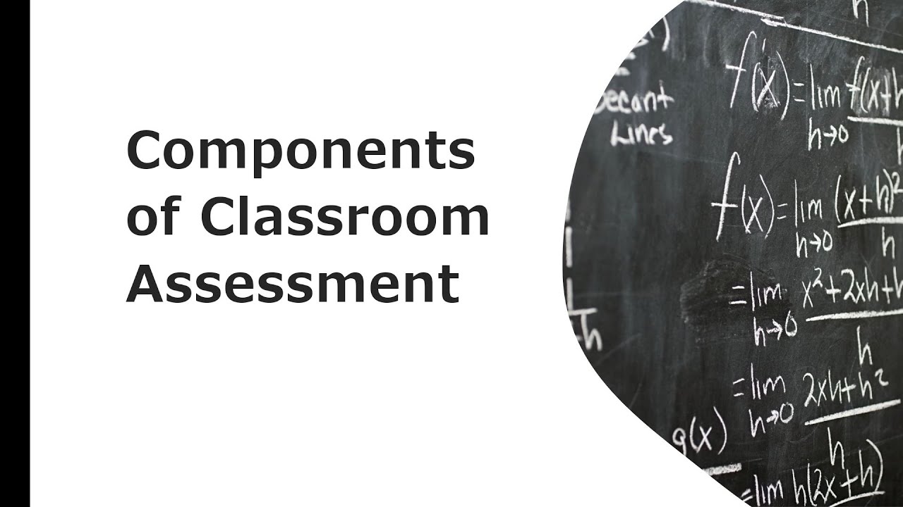 Components of Classroom Assessment: Classroom Management and Assessment ...