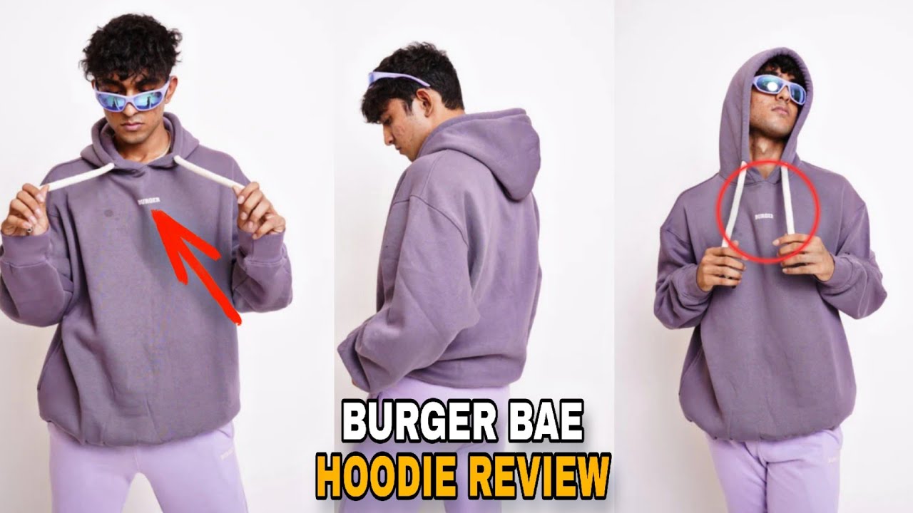 Burger Bae Hoodie Review 😍 || Hoodie Style Tips 2023 || Style Saathi ...