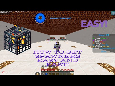 *NEW* How to get Spawners on the Donut SMP Fast and Easy!