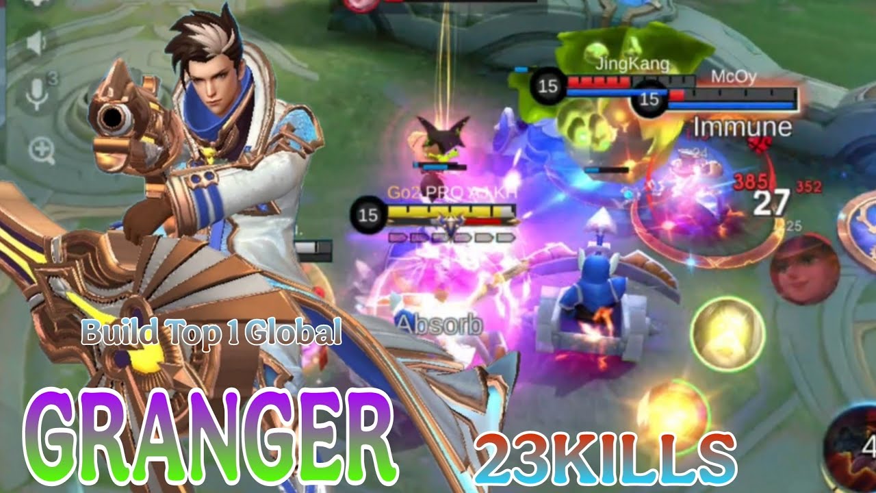 23 Kills!! Granger Lightborn Skin!! - Build Top 1 Global Granger ~ MLBB ...