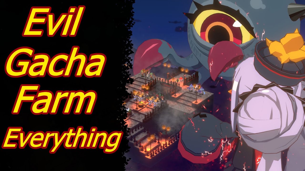 Farm Everything At Once With Evil Gacha Disgaea 7 - YouTube