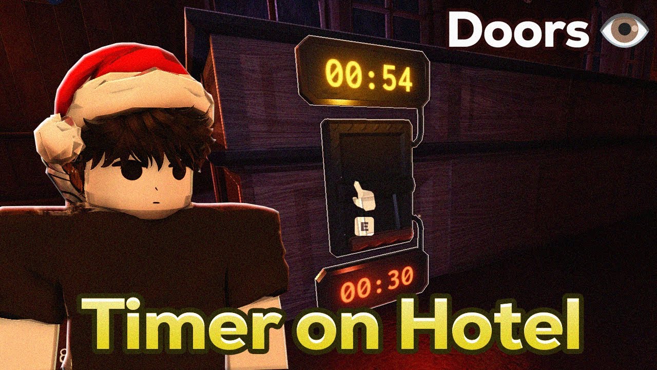 DOORS 👁️ mas é CORRENDO CONTRA O TEMPO!! (Timer The Backdoor no HOTEL ...
