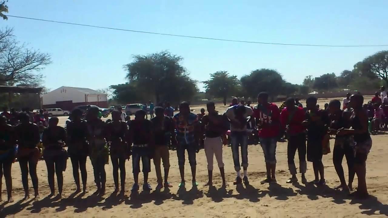 AFRICAN, NAMIBIAN, KAVANGO, RUNDU CULTURAL DANCE. 2014 rundu seconary ...