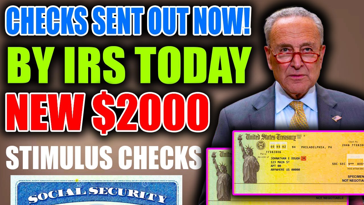 "IRS Alert: Checks Deposited Today! $2000 Stimulus for Social Security ...