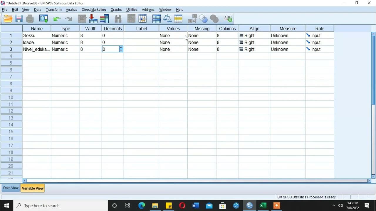 Tutorial Analiza Dadus Deskritivu (Karakteristika Respondente) ho SPSS ...