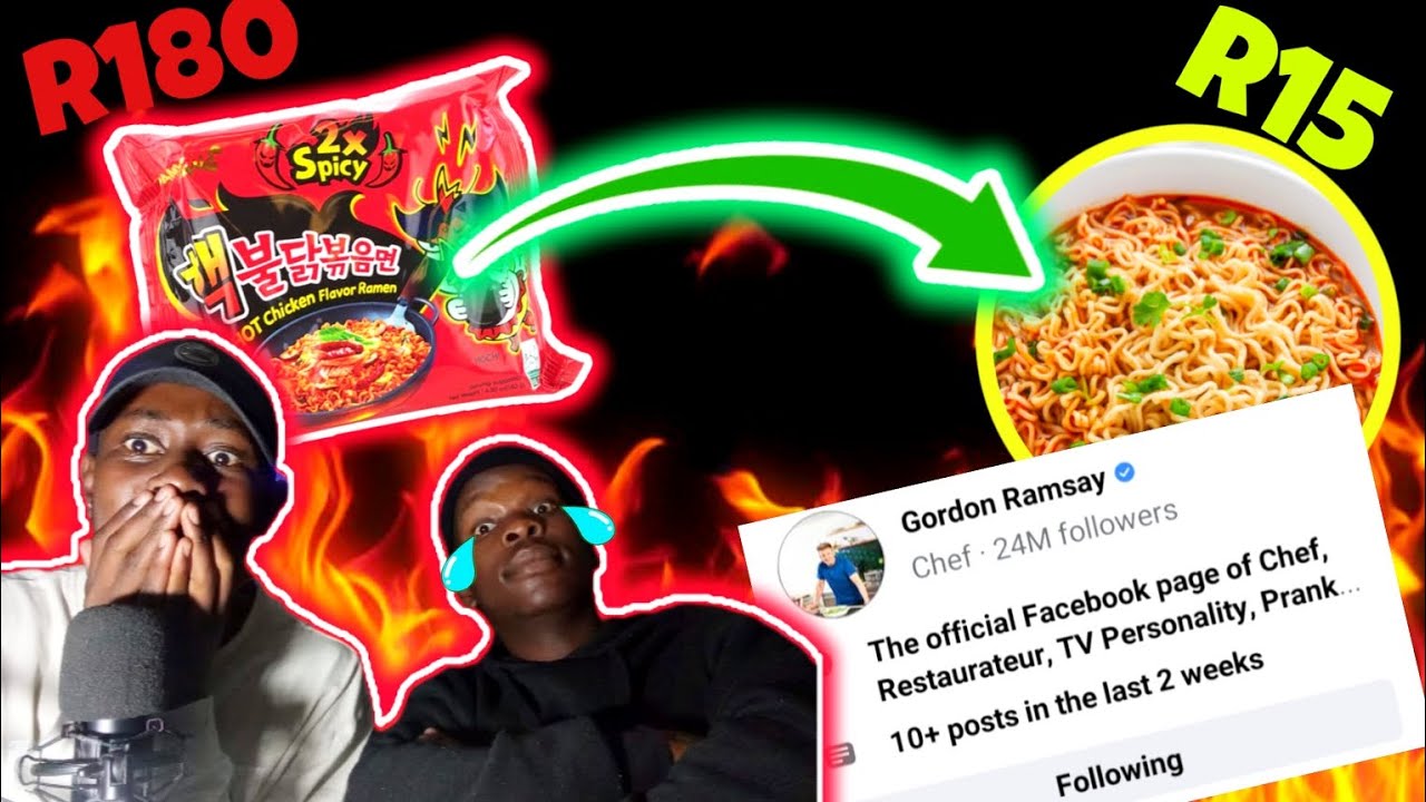 Made our own cheaper spicy noodles🥵 (gone wrong) - YouTube