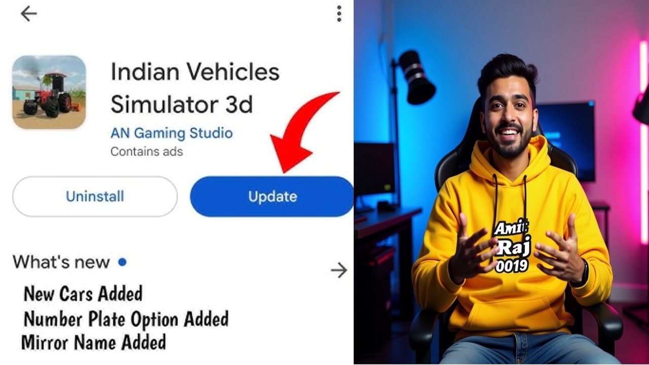 Amit Raj 0019 is live Amit Raj 0019 Indian Vehicle simulator 3D New ...