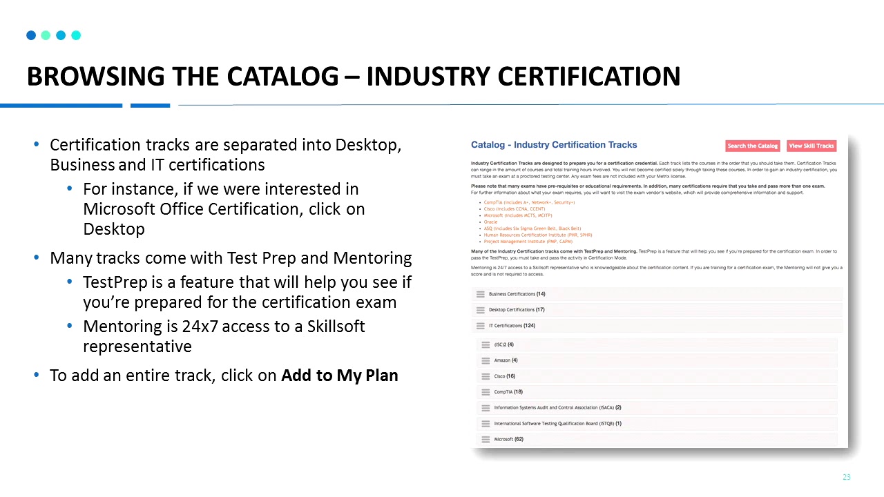 Navigating through Metrix E-Learning - YouTube