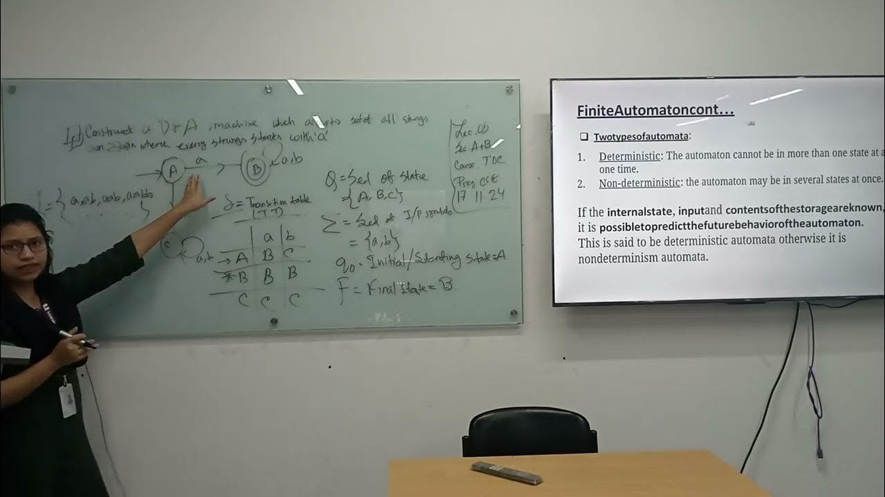 Theory of computing | Lecture-5 | Sec-A&B | CSE | Arpita Roy | University of Scholars - YouTube