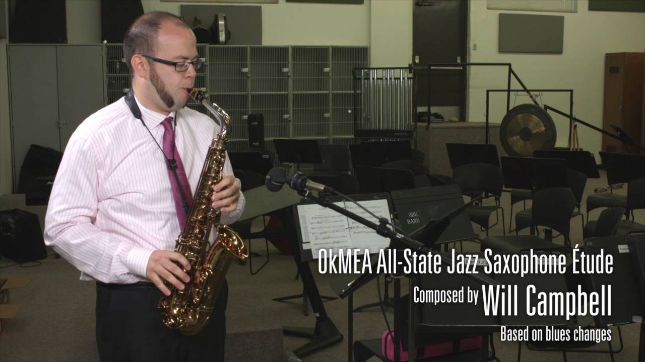 2016-2017 OKMEA All-State Jazz Étude - Justin Pierce, saxophone - YouTube