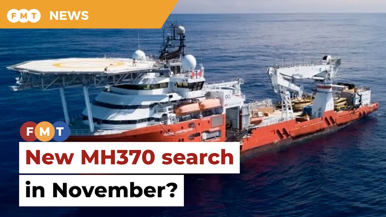 Ocean Infinity proposes November start for MH370 search - YouTube