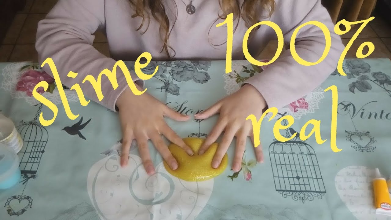 SLIME !! 100% REAL!!!! - YouTube