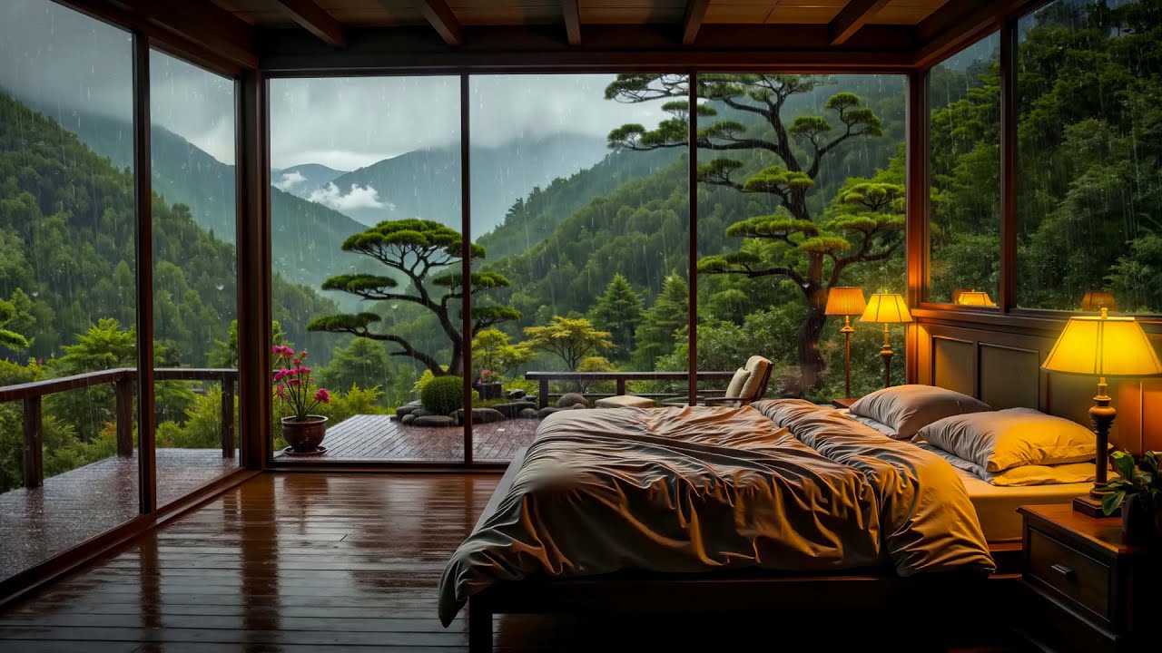 Relaxing Sleep Music • Fall Into Deep Sleep, Healing Of Stress • Rain ...
