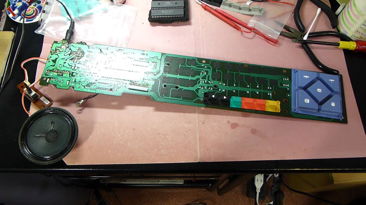 YAMAHA KEYBOARD PSS-140 MOD/YM2420をYM2413に交換してカオス - YouTube