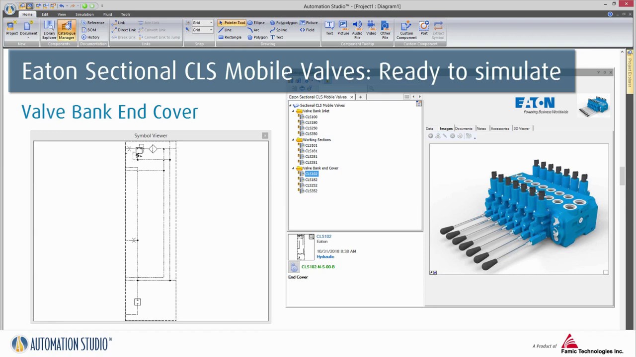 Automation Studio™ - Eaton CLS Valves Catalogues - YouTube