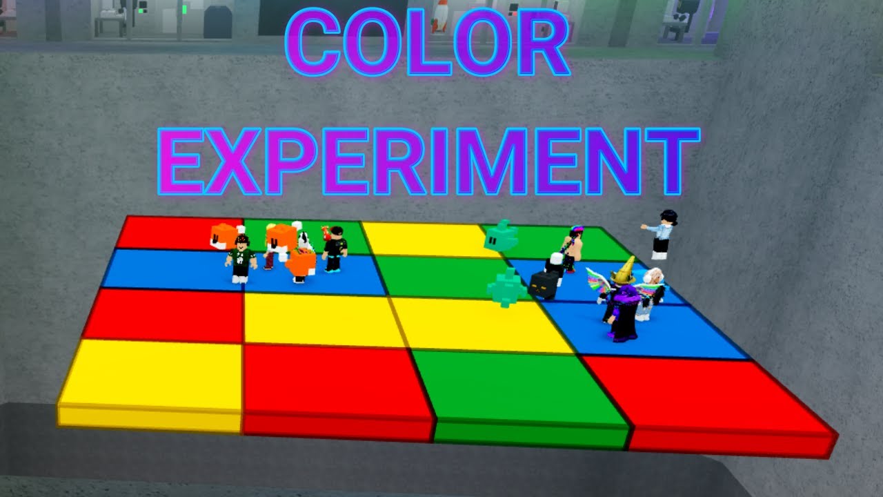 ROBLOX Color Experiment - YouTube