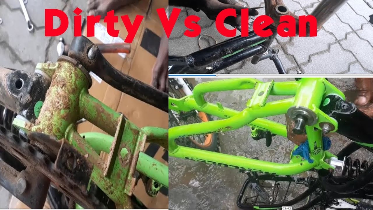 How to Clean Rusted Cycle?| Remove Rust - YouTube