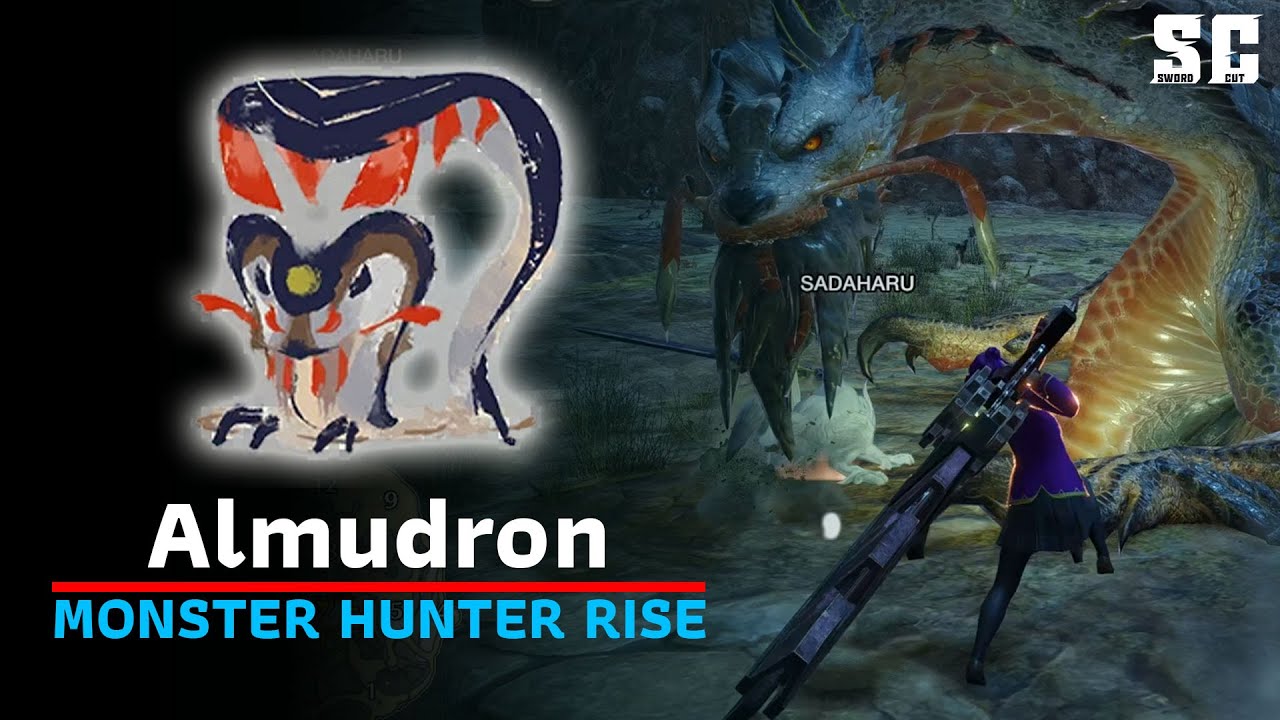 ไอคอนเหมือนงูเห่า Almudron | Monster Hunter Rise - YouTube
