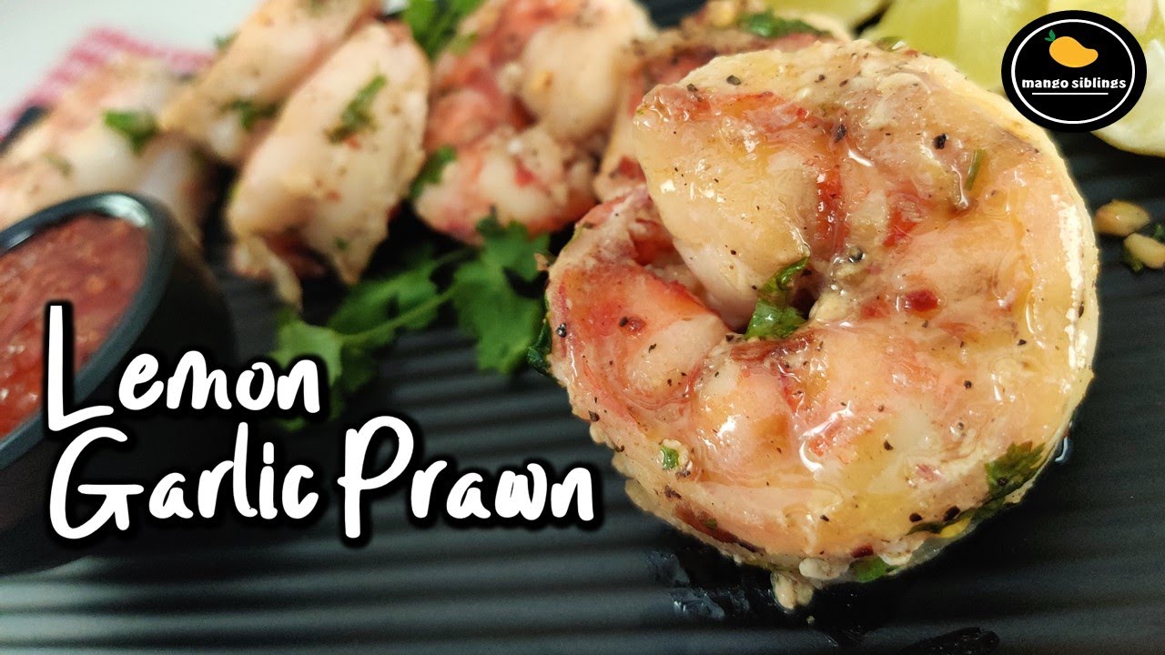 Lemon Garlic Prawns: 15 minute dinner- Lemon Garlic Butter Prawns ...