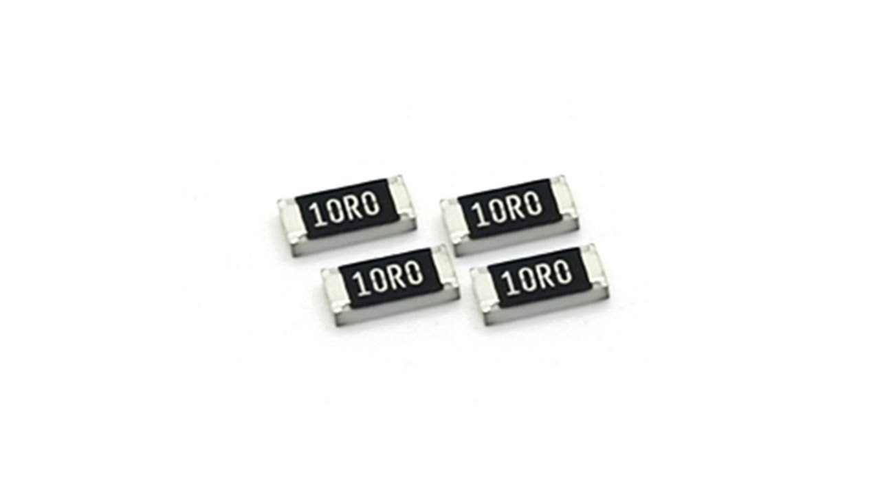 1206 SMD Resistor 10R0 - YouTube