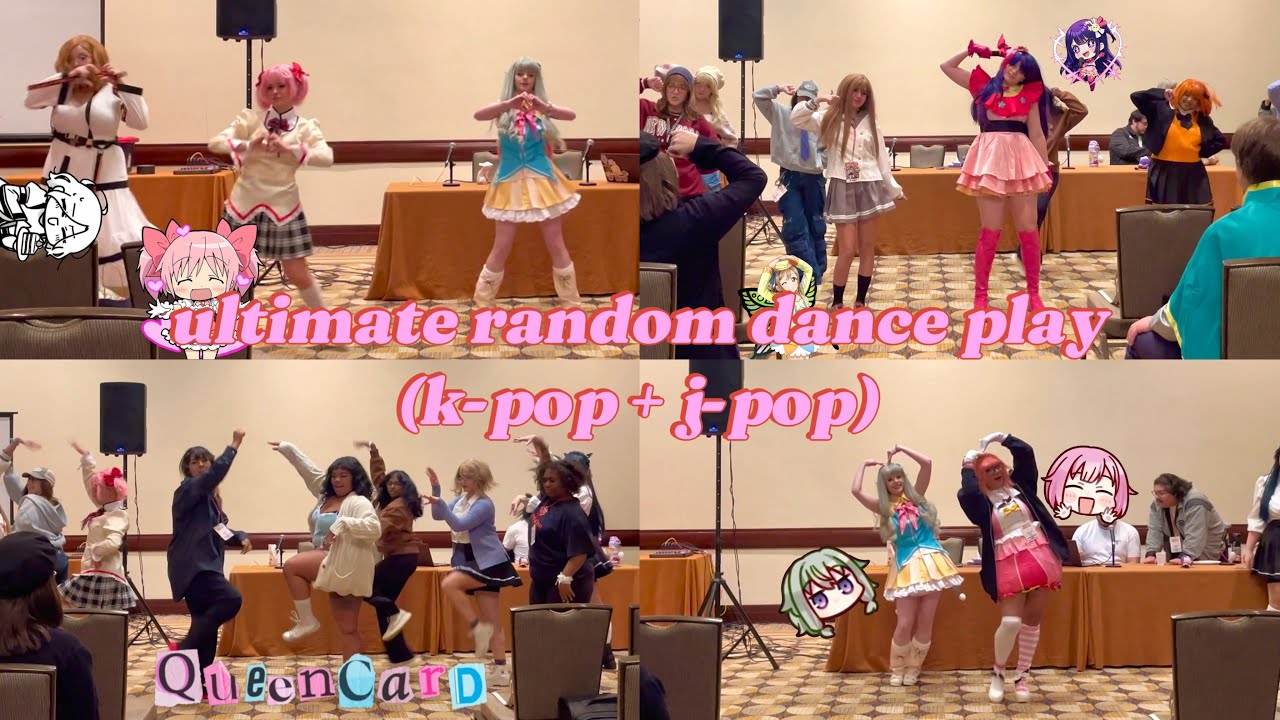 ultimate random dance play (k-pop + j-pop) at anime dallas 2023🍓hosted ...