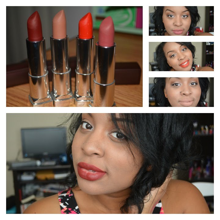 Maybelline Creamy Matte Lipsticks Review/ Swatches - YouTube