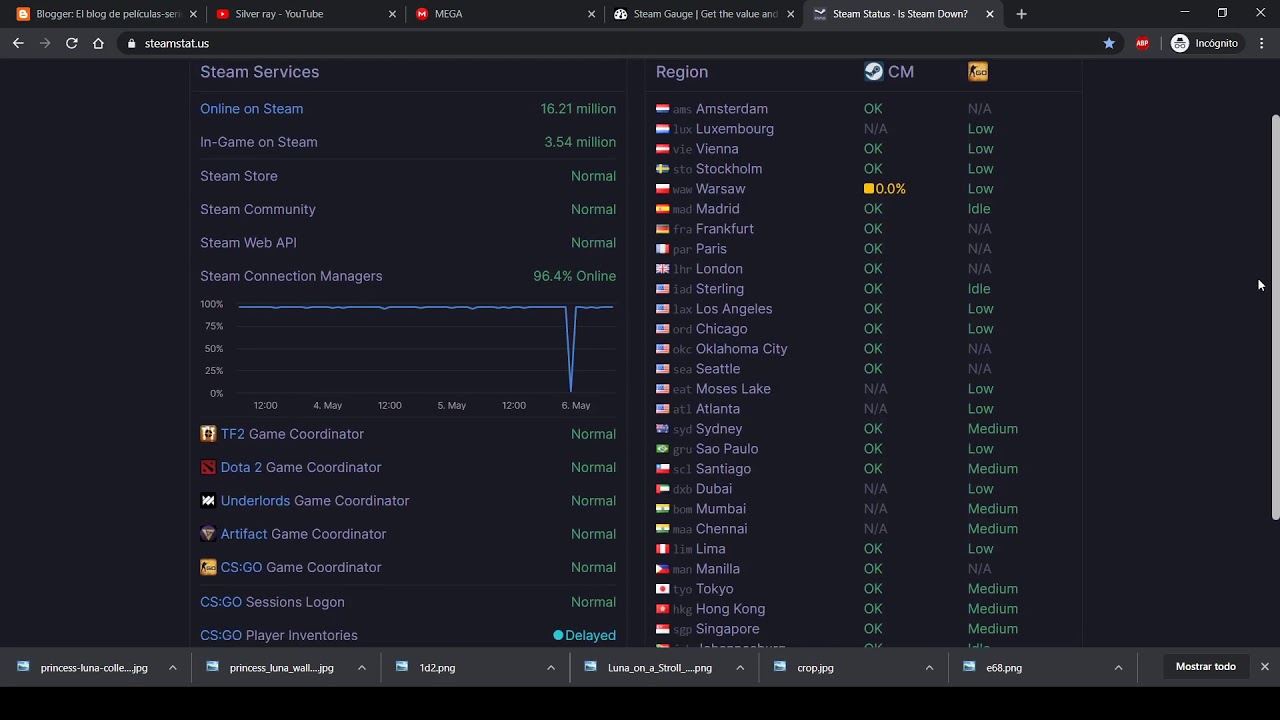 Steam Status [Tutorial] - YouTube