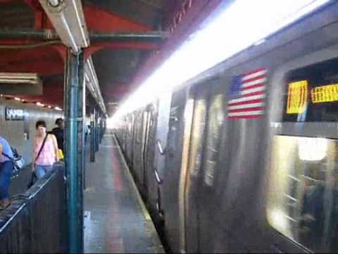 EXCLUSIVE: R160 (D) Train Leaving Bay 50th St - YouTube