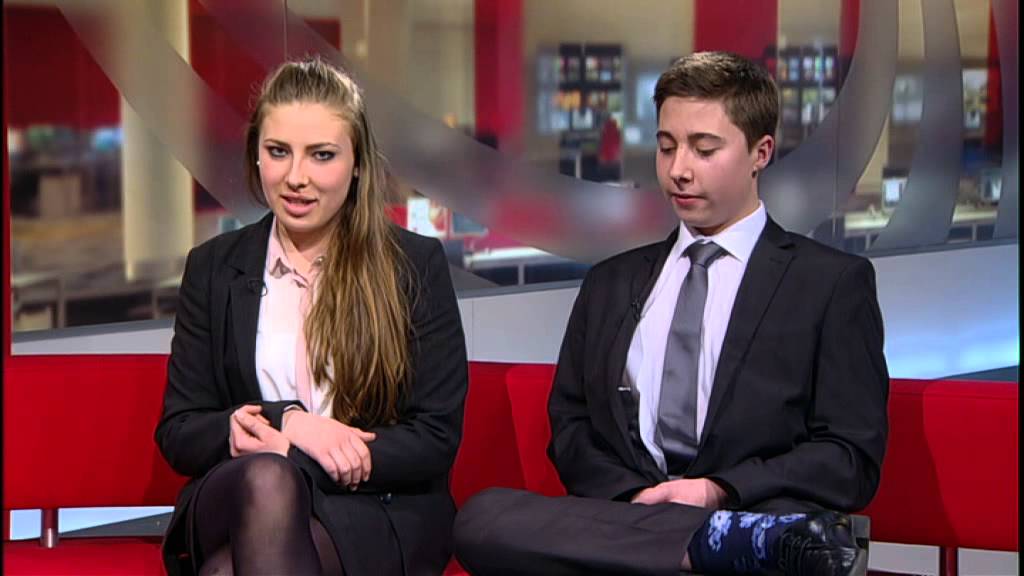 Our Year 10 Students broadcasting live for BBC School report - YouTube