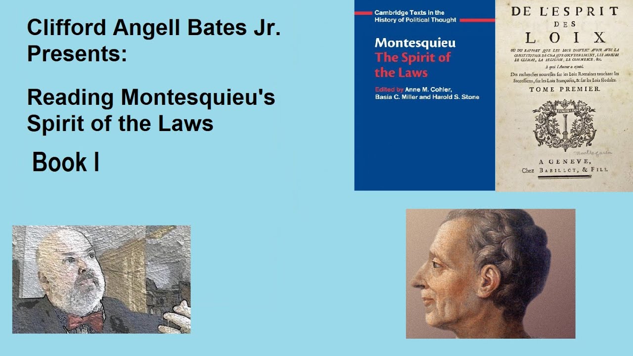 Reading Montesquieu's The Spirit of the Laws - Book I - YouTube