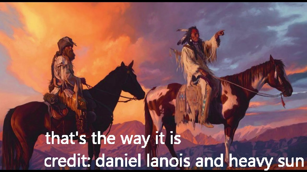 daniel Lanois an Heavy sun: that's the way it is. With western photo's ...