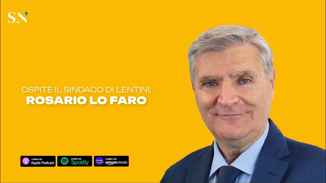 Ospite il sindaco di Lentini, Rosario Lo Faro - YouTube