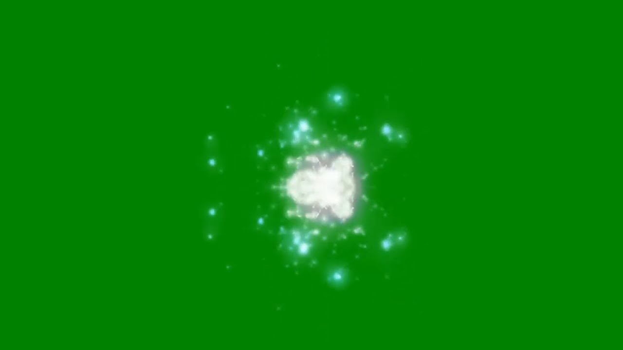 particle green screen effect - YouTube