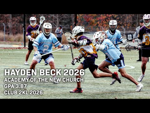Hayden Beck 2026 - Assist's and Off-Ball Playmaking | Lacrosse Fall ...