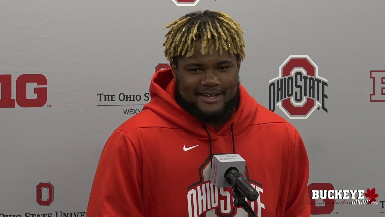 Ohio State Buckeyes Football: Wyatt Davis talks about competition - YouTube