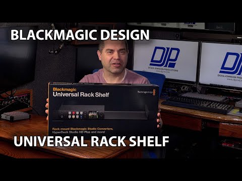 Blackmagic Design Universal Rack Shelf - YouTube