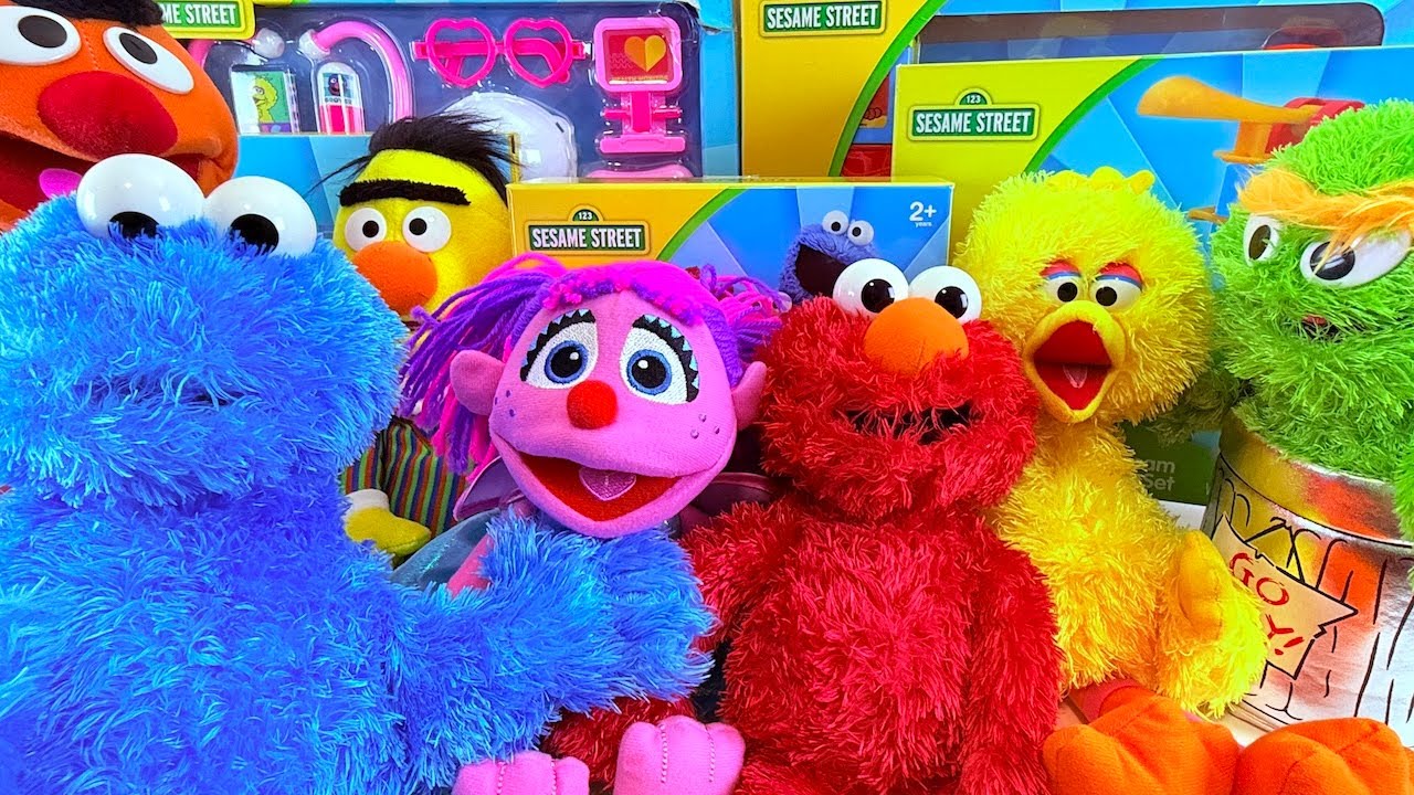 1:34 Hours Satisfying SESAME STREET TOYS Unboxing Playing Plushies Toy ...