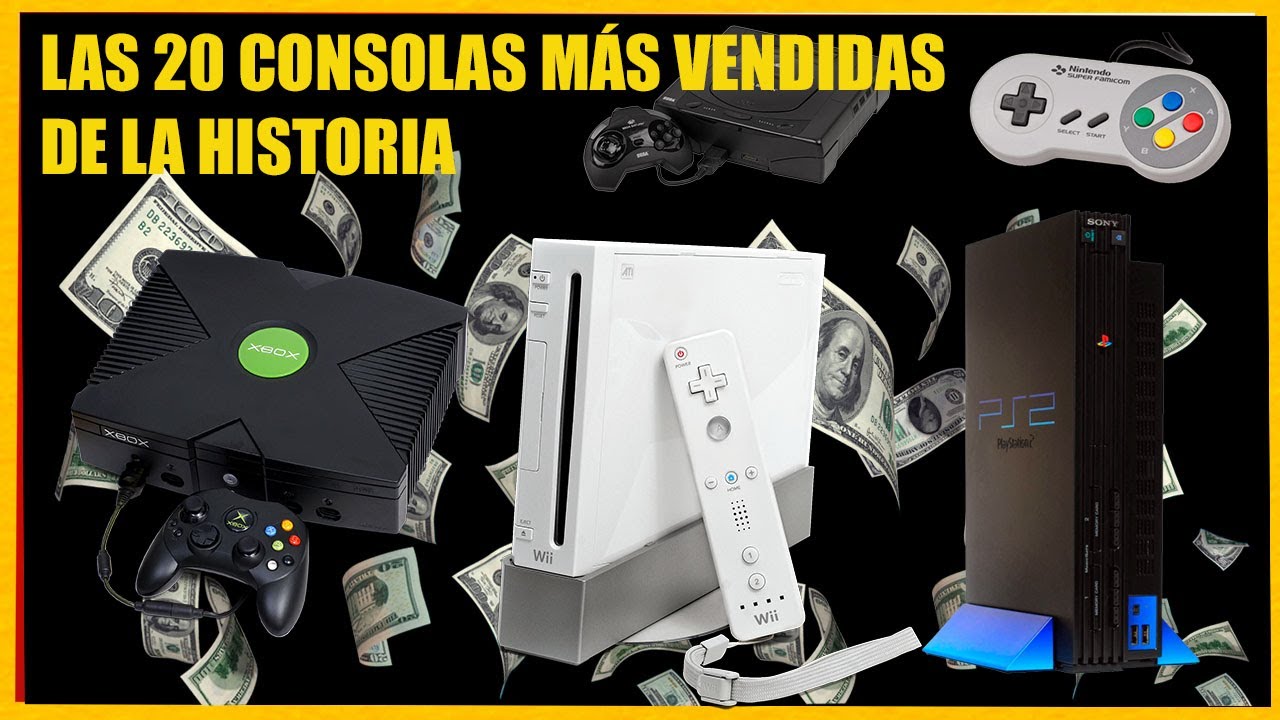 TOP 20 DE LAS CONSOLAS MÁS VENDIDAS DE LA HISTORIA - YouTube