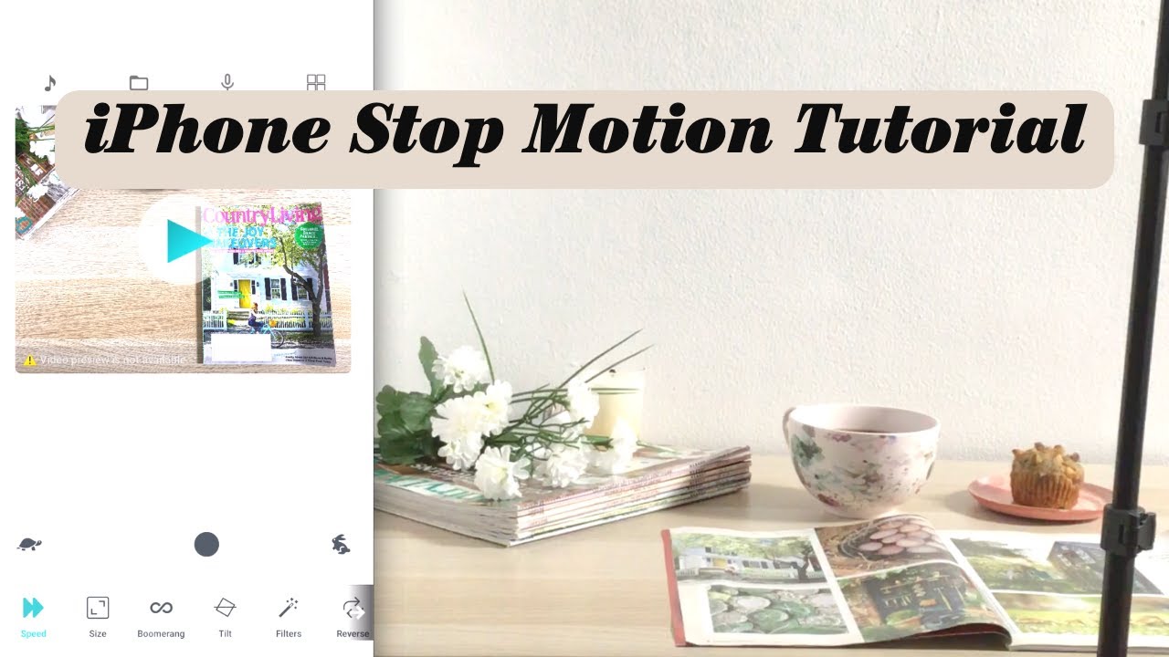 How to Shoot a Lifestyle Stop Motion Video using your Phone - YouTube