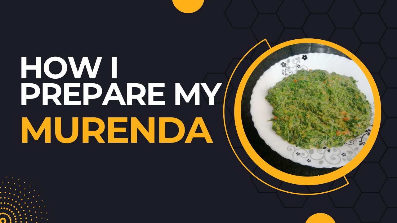 How I prepare My MURENDA (African vegetables) - YouTube