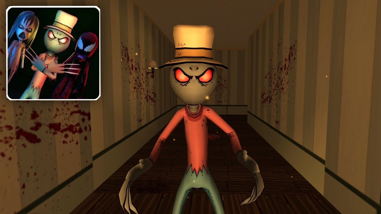 Hello Stickman Stealth Horror Game Android Gameplay - All Levels - YouTube