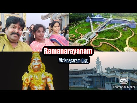 Ramanarayanam Temple | Laser show in Vizianagaram | #ramanarayanam # ...