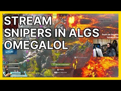 Stream snipers in ALGS OMEGALOL (ShivFPS) | Apex Legends Highlights ...