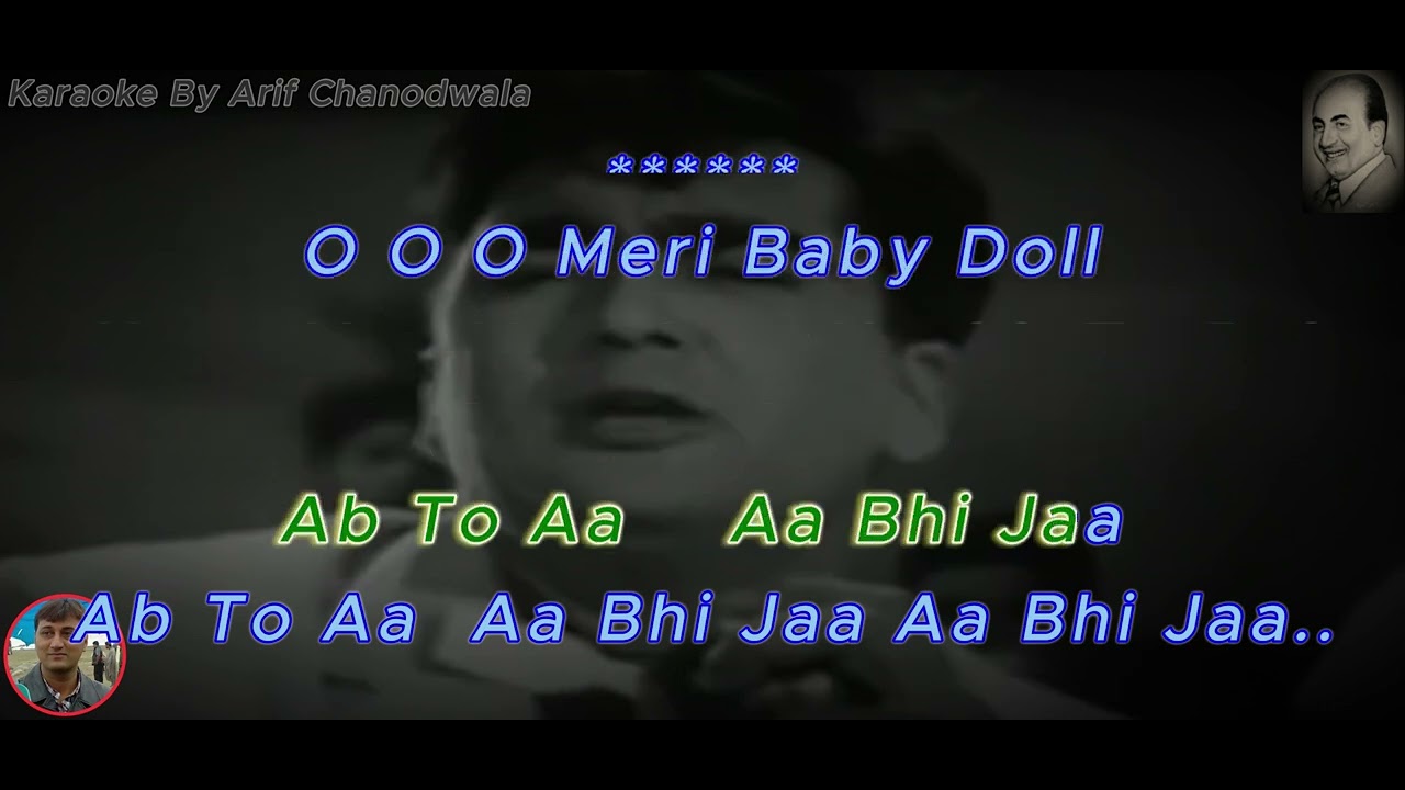 O O O Meri Baby Doll Karaoke With Lyrics# Ek Phool Char Kante 1960# ...