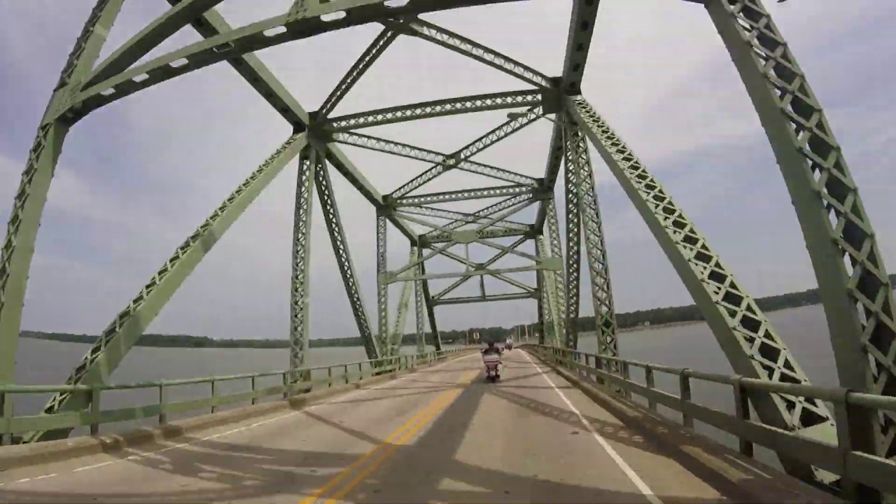 HOGs crossing a bridge - YouTube