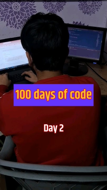 DAY 2 - 100 days of code💻👨‍💻#trends #100daysofcode #webdevelopment - YouTube