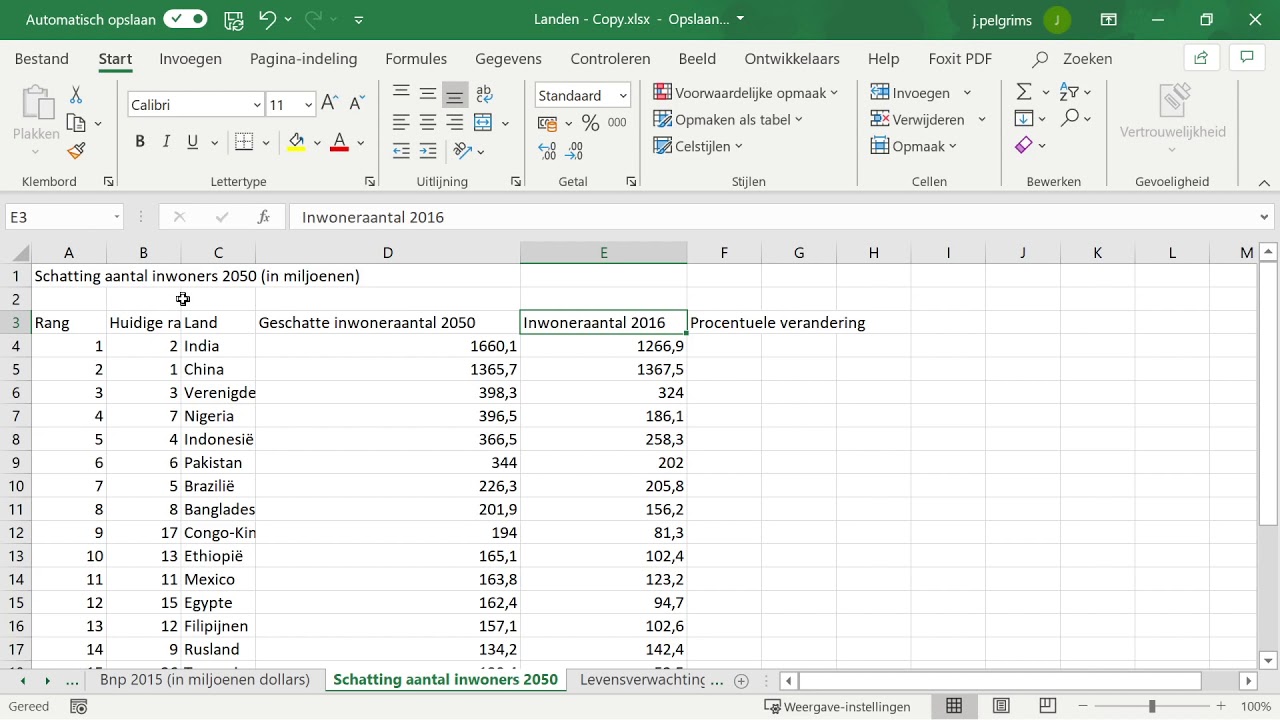 Excel - Kolombreedte en rijhoogte aanpassen - YouTube